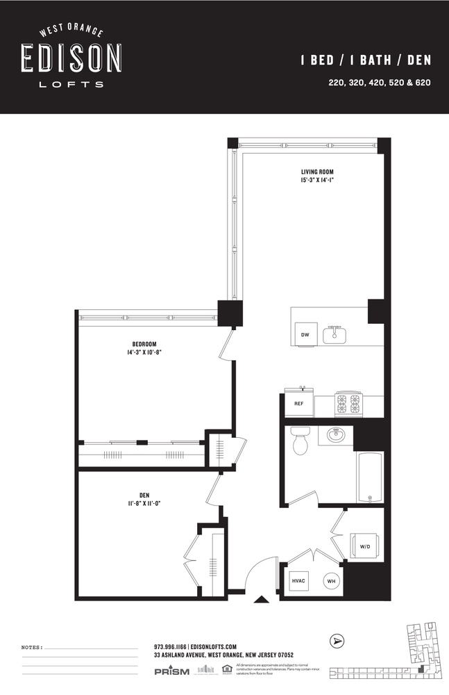 Edison Lofts Rentals NJ | Brand New Studio, 1, 2 & 3 bedrooms