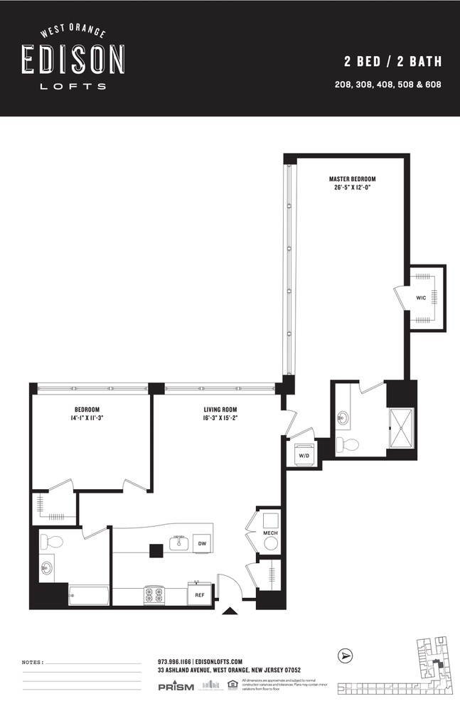 Edison Lofts Rentals NJ | Brand New Studio, 1, 2 & 3 bedrooms